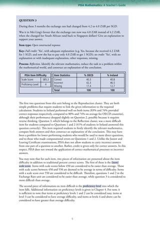 PISA Mathematics: Teacher's Guide | PDF