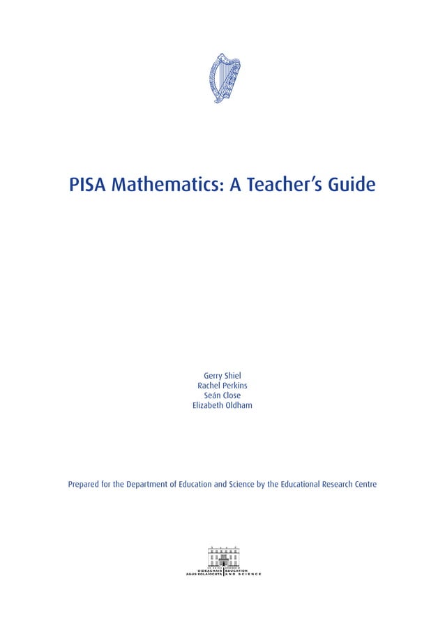PISA Mathematics: Teacher's Guide | PDF