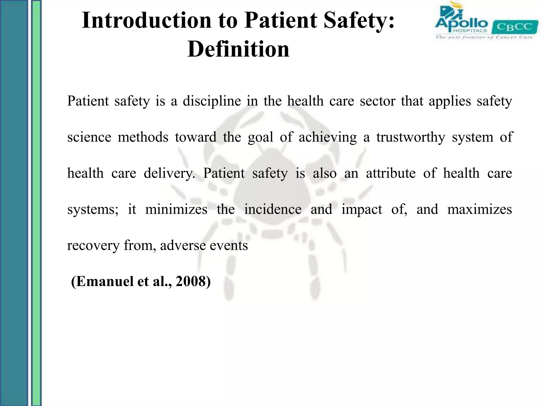 Patient Safety : Infection control | PPTX