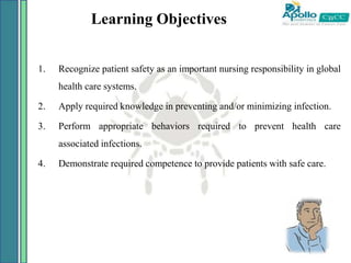 Patient Safety : Infection control | PPTX