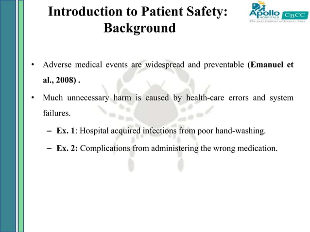 Patient Safety : Infection control | PPTX
