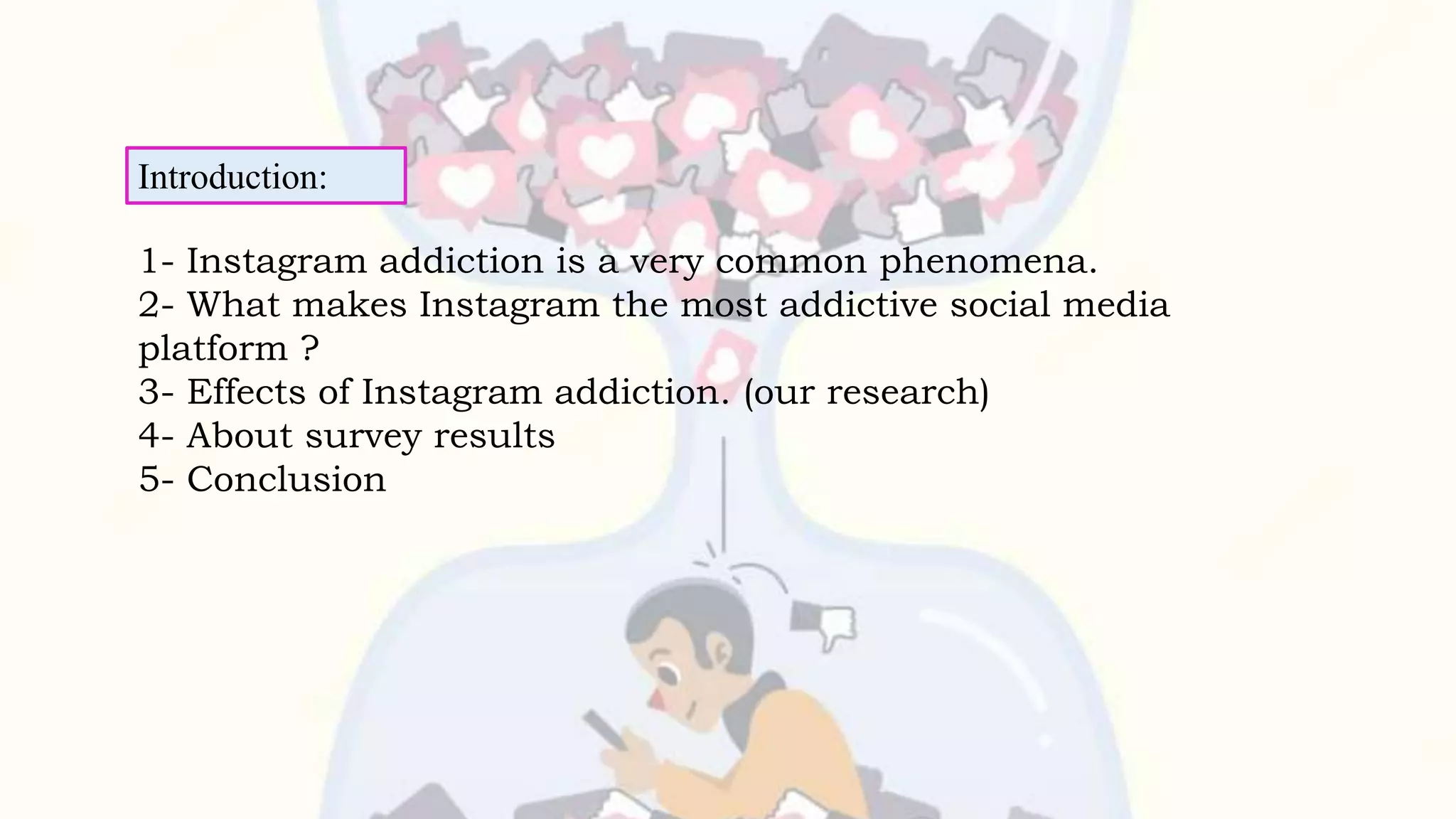 Instagram Addiction | PPTX