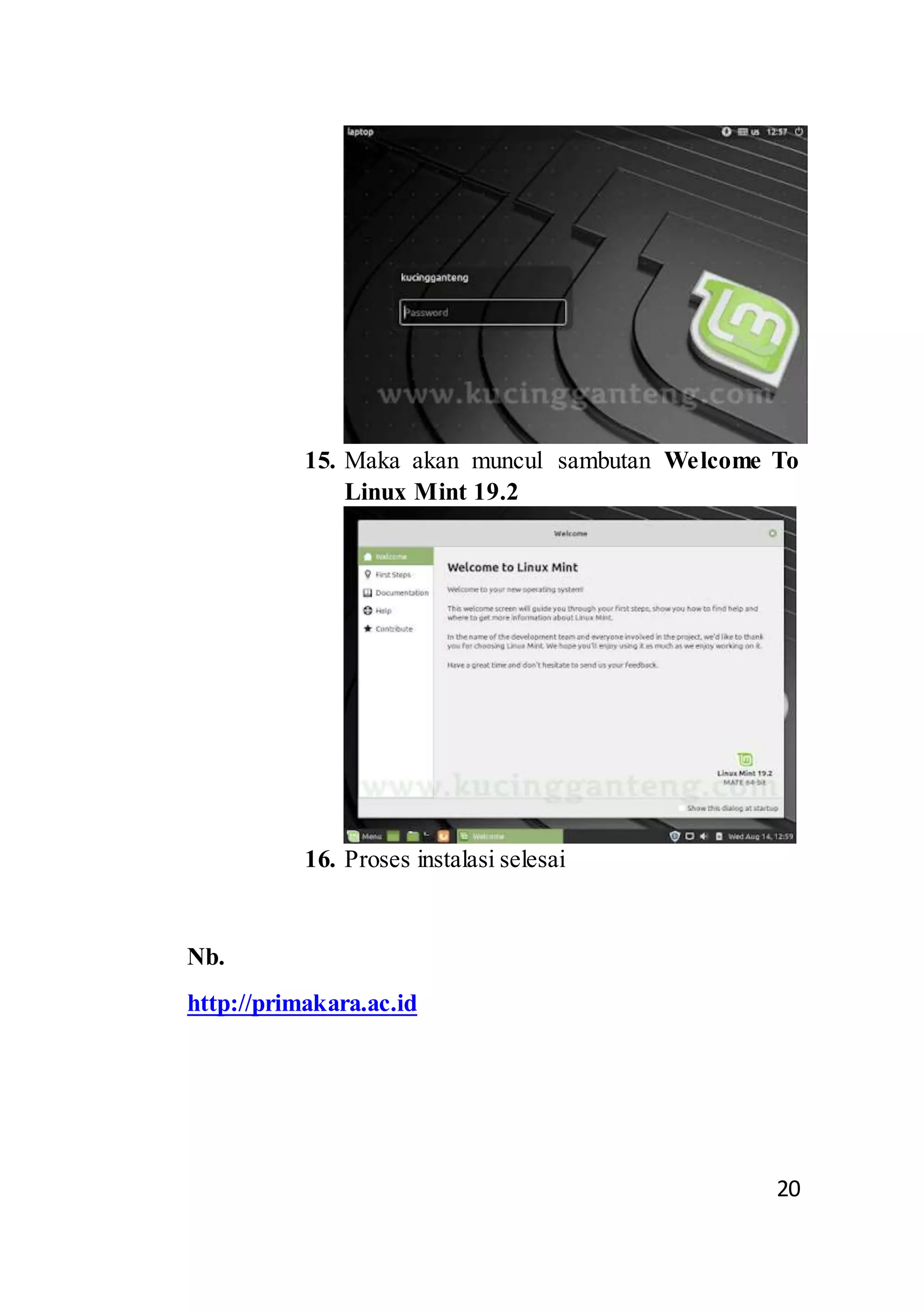 Tutorial Install Windows 10 dan Linux | DOCX