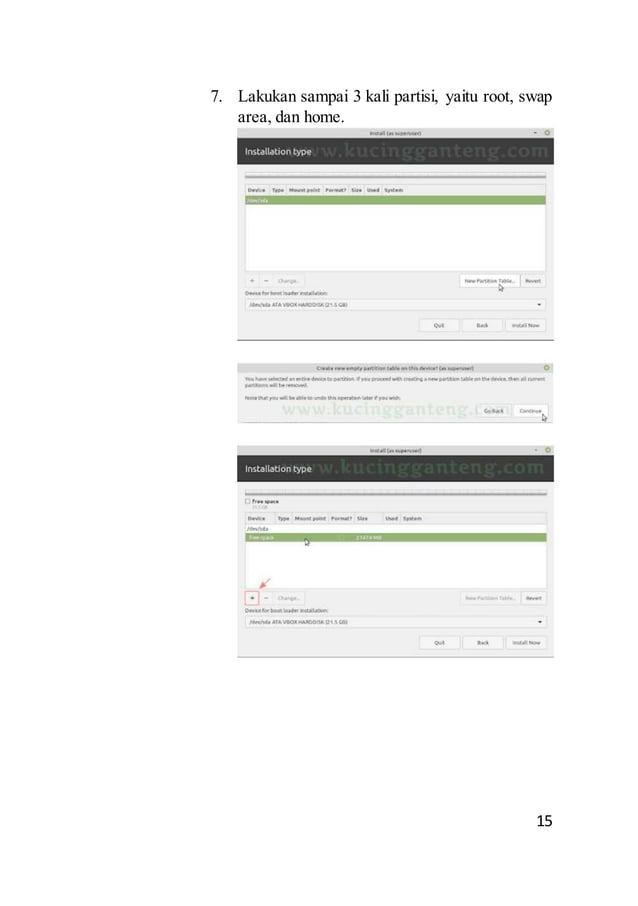 Tutorial Install Windows 10 dan Linux | DOCX
