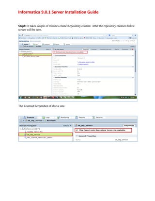 installation and configuration of informatica server | PDF