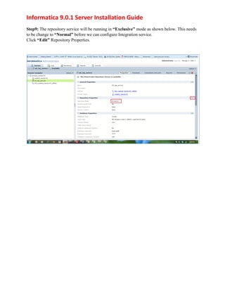 installation and configuration of informatica server | PDF