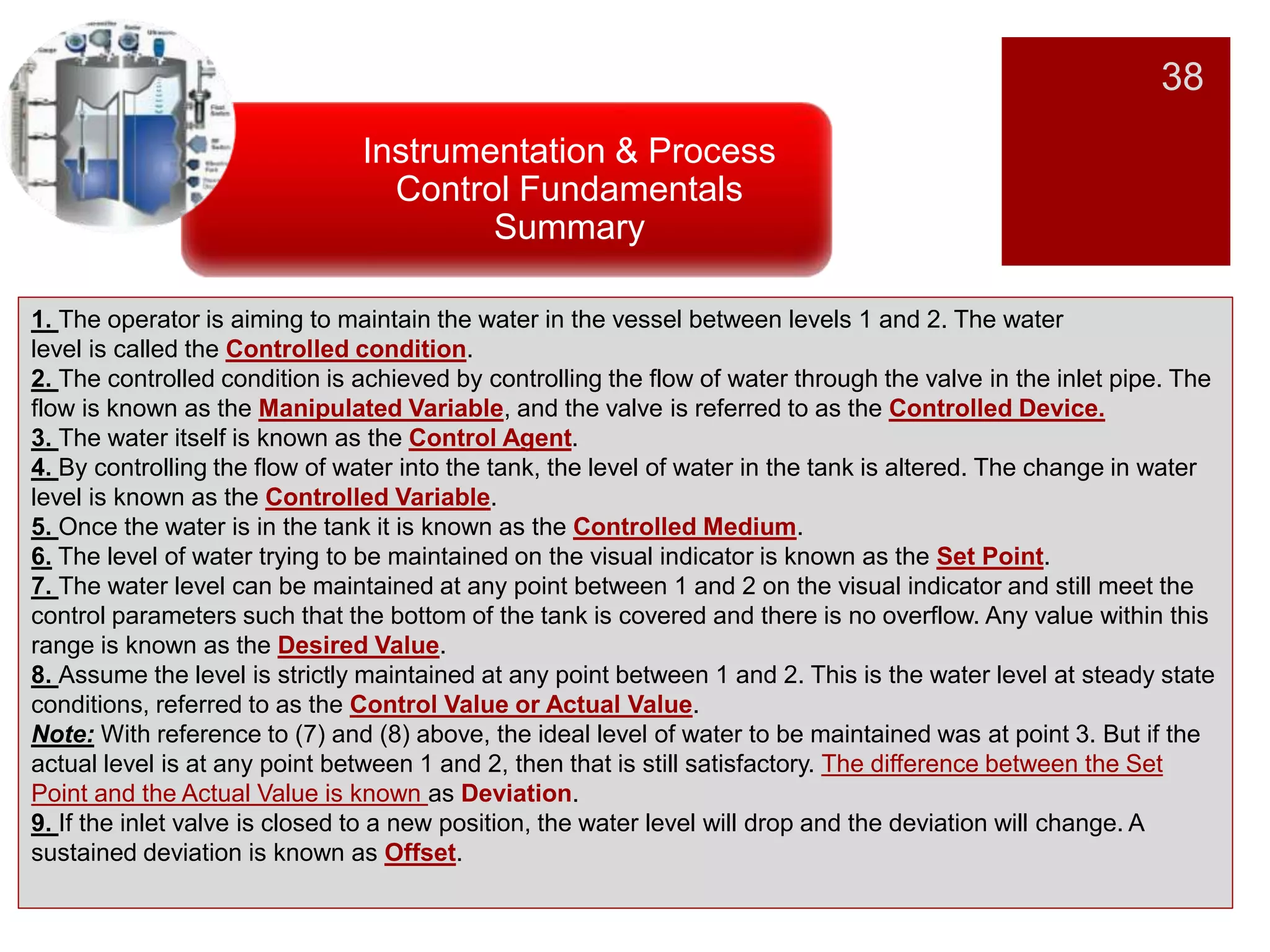 Instrumentation and process control fundamentals | PPTX