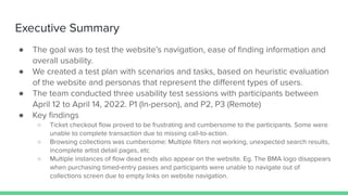 BMA Final Presentation | PPT