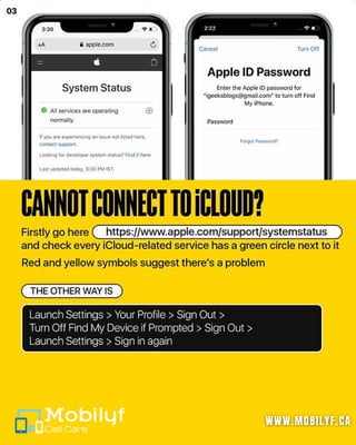 Common iCloud problems | PDF