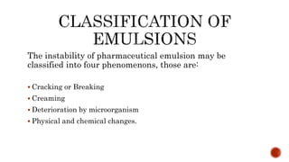Instability Of Emulsions.pptx