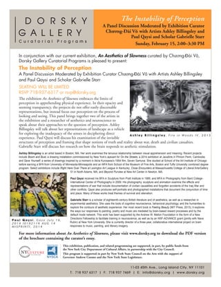 Instability of Perception | PDF | Museums & Galleries | Attractions