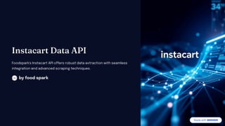 Instacart Grocery Delivery Data Scraping - Instacart API | PPT
