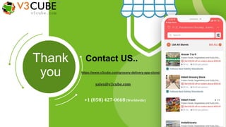Instacart clone grocery delivery business | PPT
