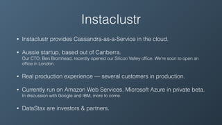 Apache Cassandra in the Cloud | PPT