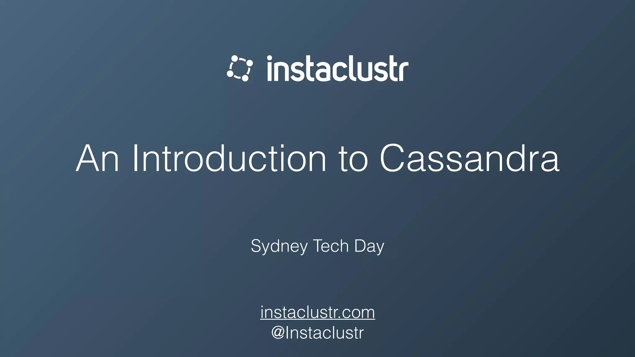 Introduction to Apache Cassandra | PDF | Databases | Computer Software and Applications