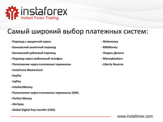 Instaforex presentation ru | PPT