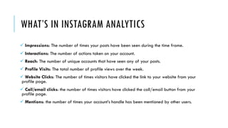 Instagram Analytics (1) | PDF
