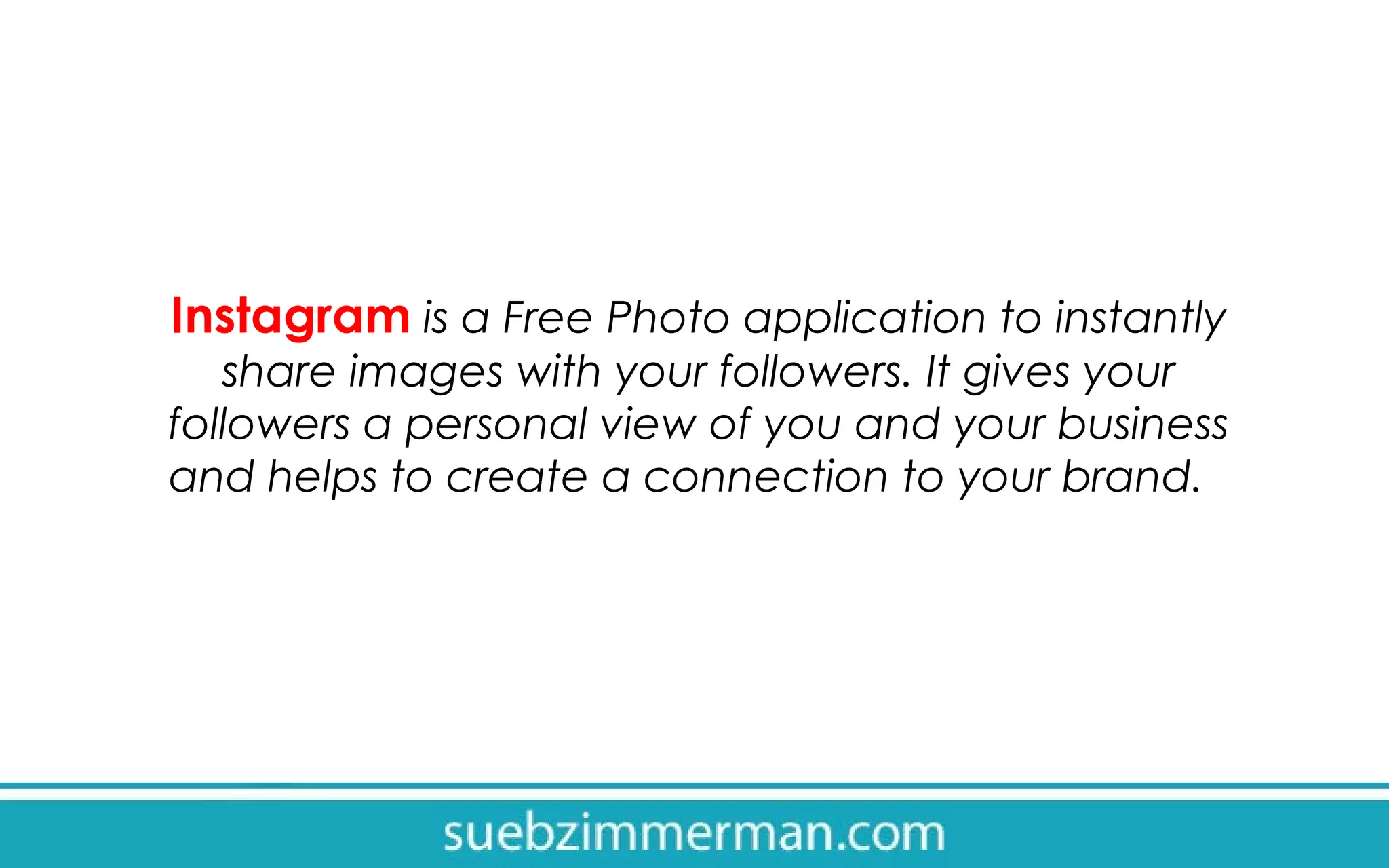 What are each of the Instagram Buttons? | PPT