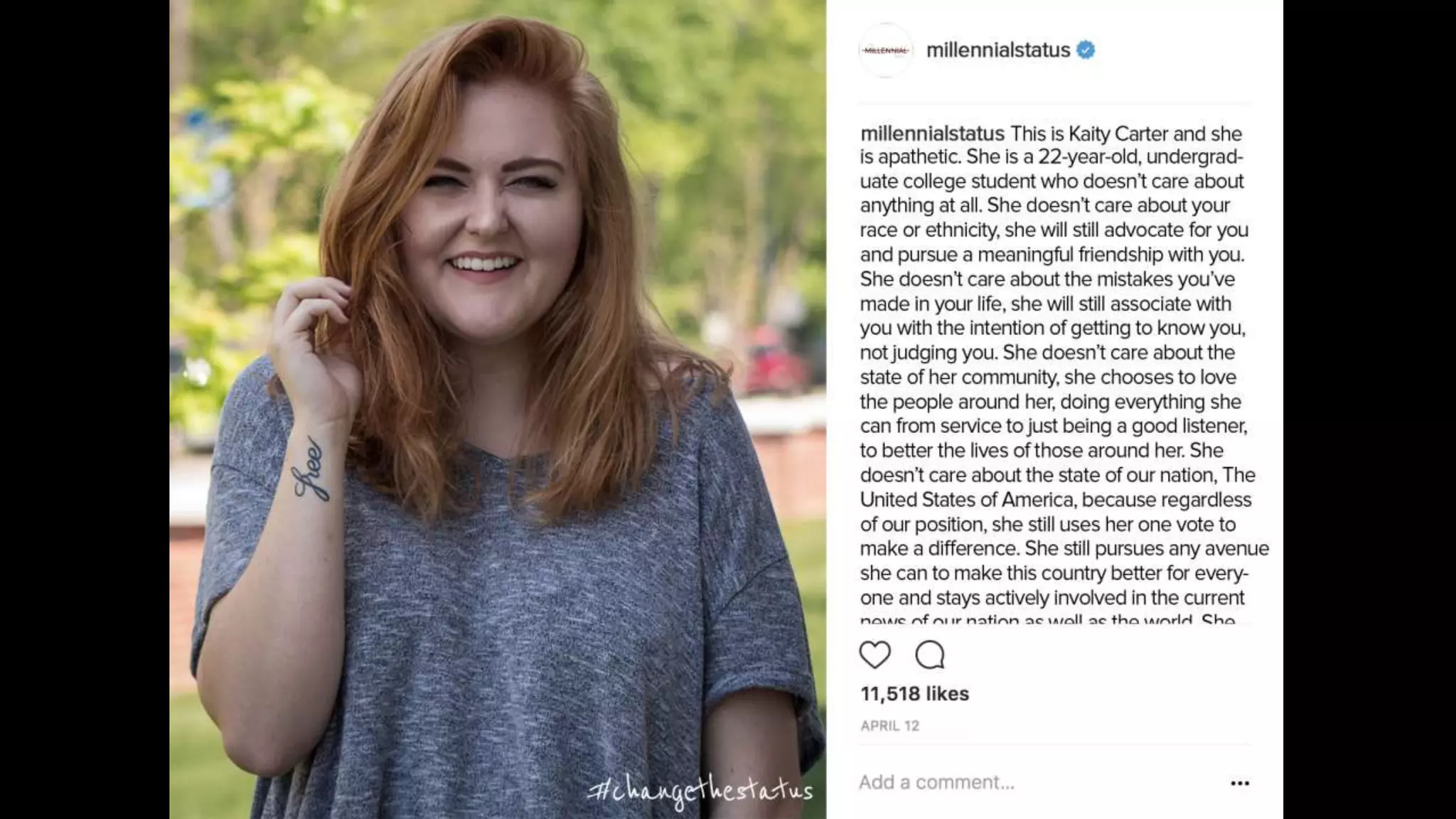 Millennial Status Instagram Campaign | PPT