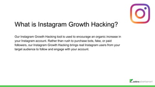 Instagram Growth Hacking Solution | PPT