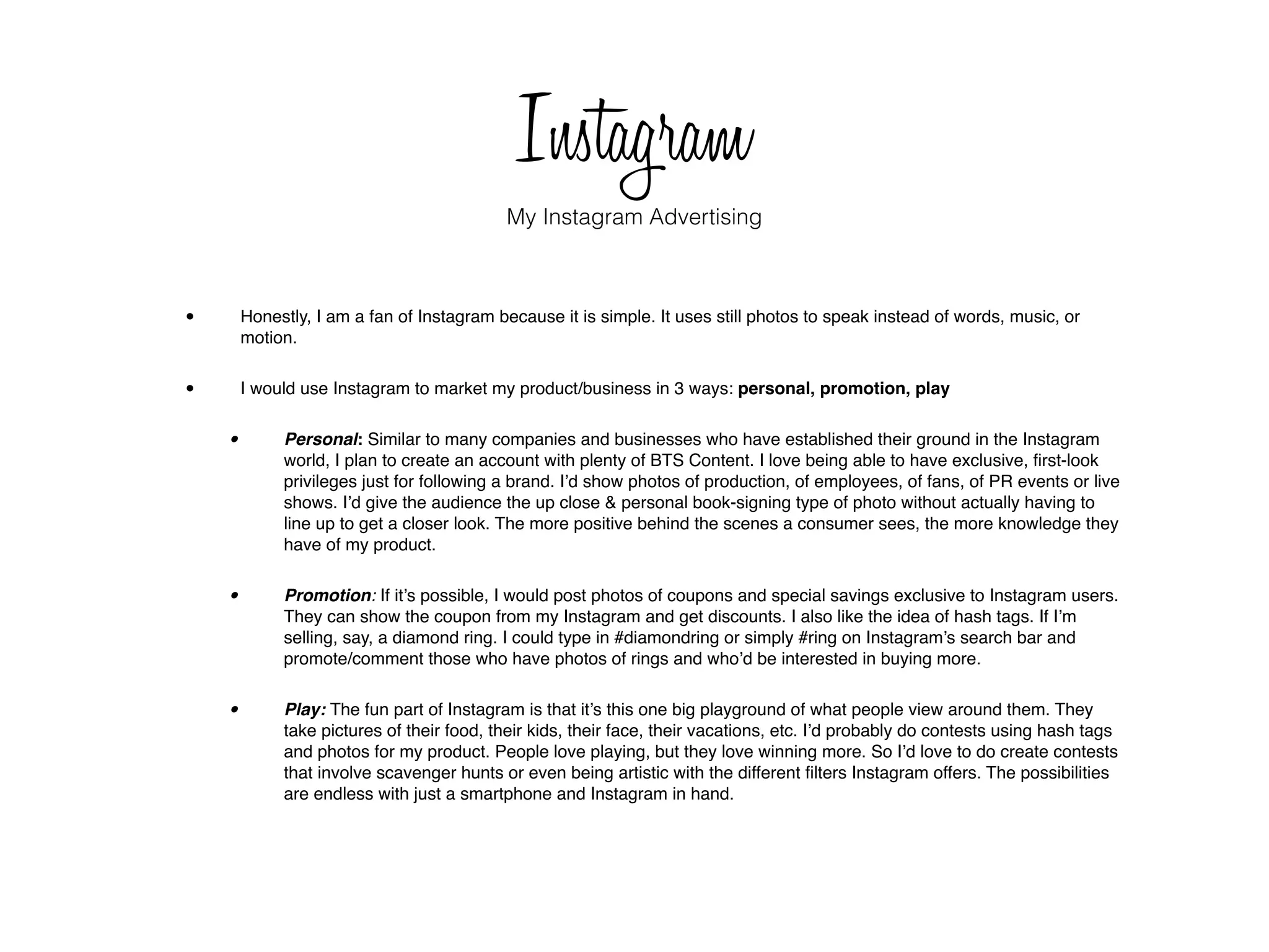 Instagram PowerPoint | PDF