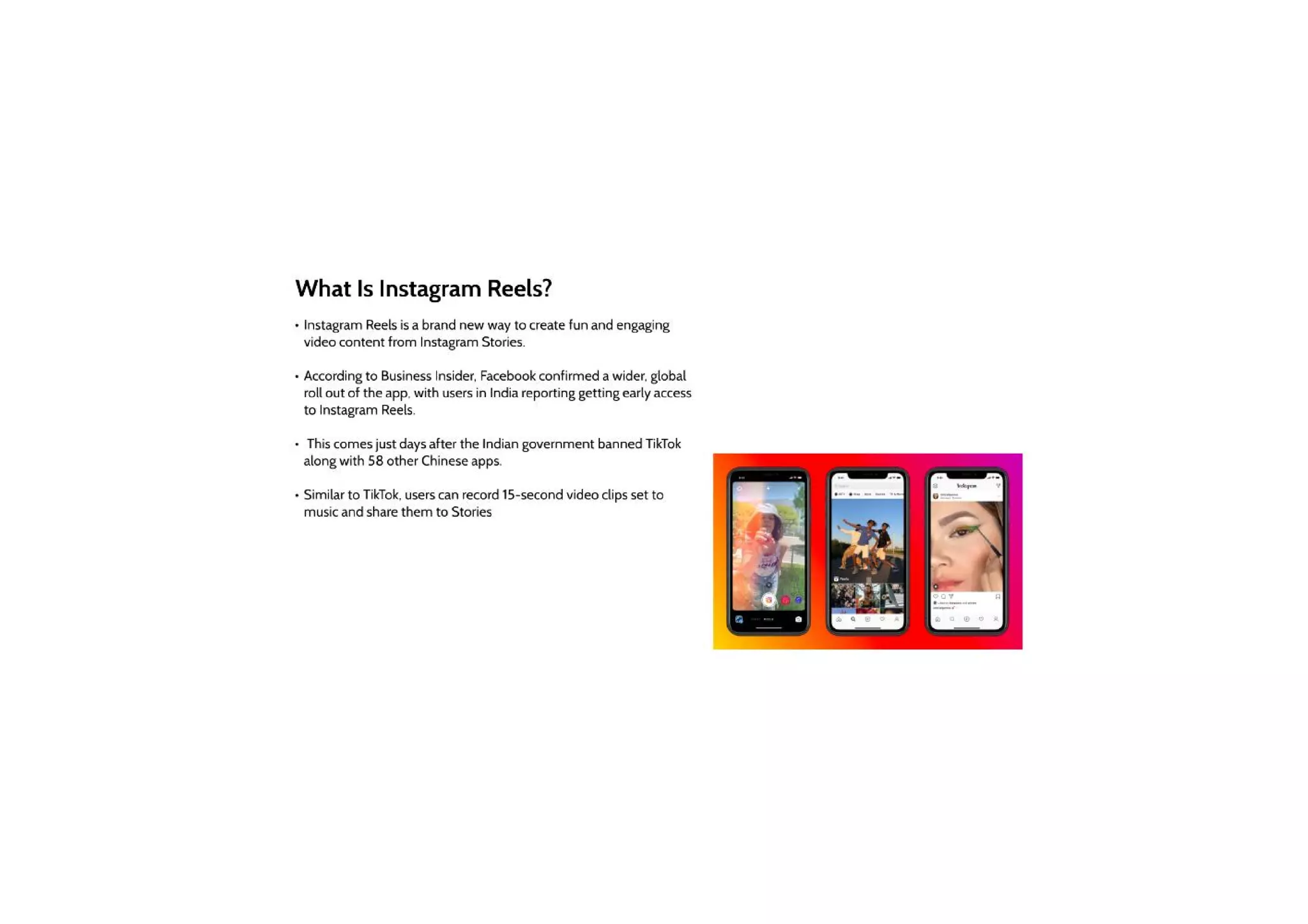 Introduction Instagram Reels | PDF