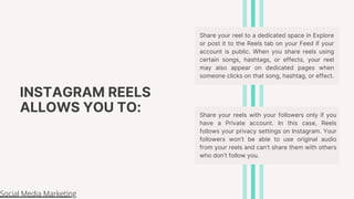 Instagram Reels - Everything You Need to Know! | PDF