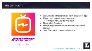 Instagram Stories: Are you IN? – Devin Cochran & Sarah Koller | PPT