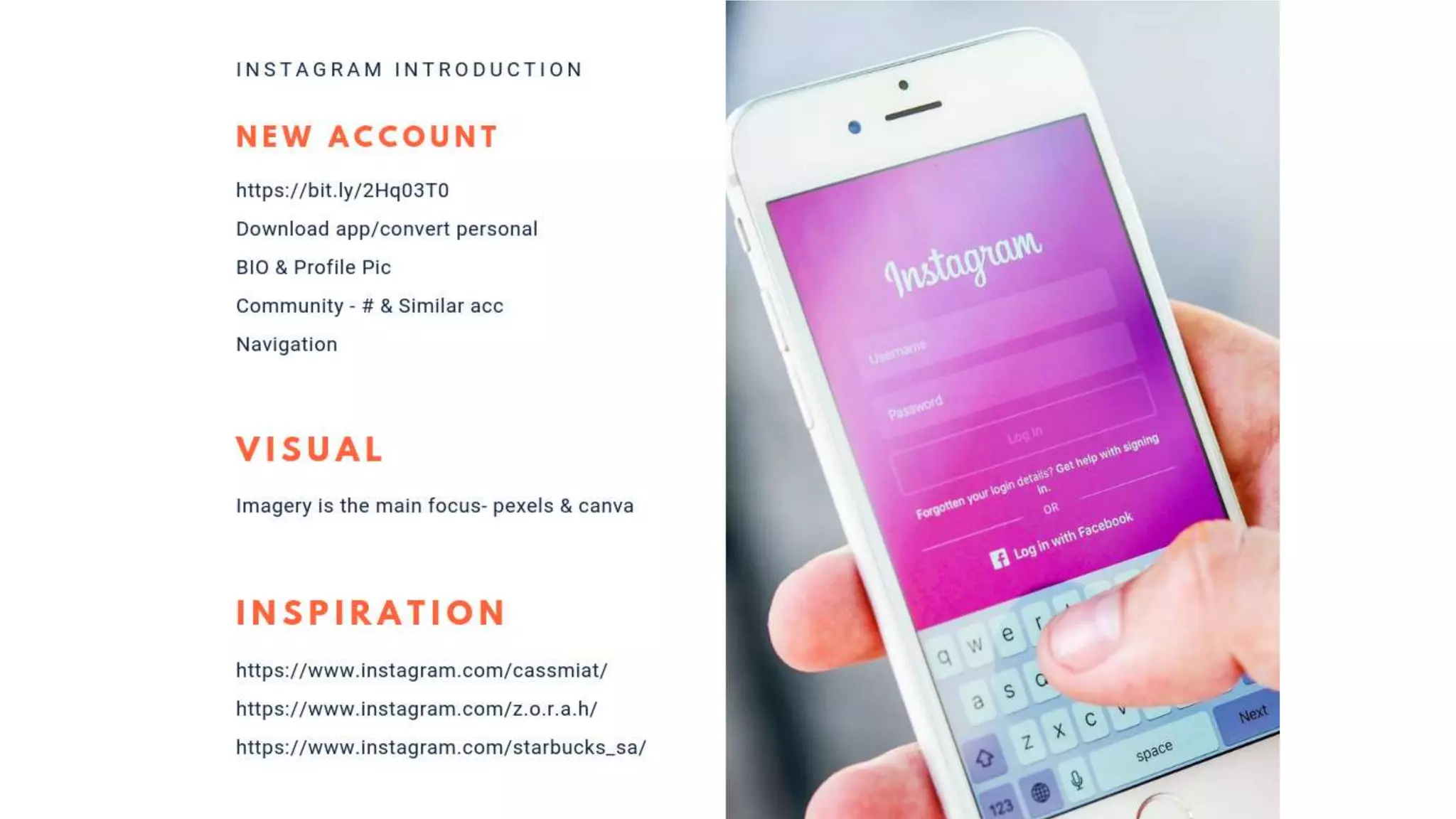 Basic Instagram Training | PPTX