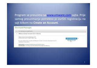 Instalacija vmware v center converter standalone | PPT