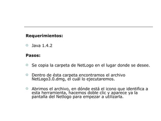 Instalación del Netlogo en diferentes plataformas | PPT