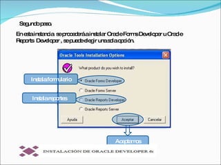 INSTALACIÓN DE ORACLE DEVELOPER | PPT