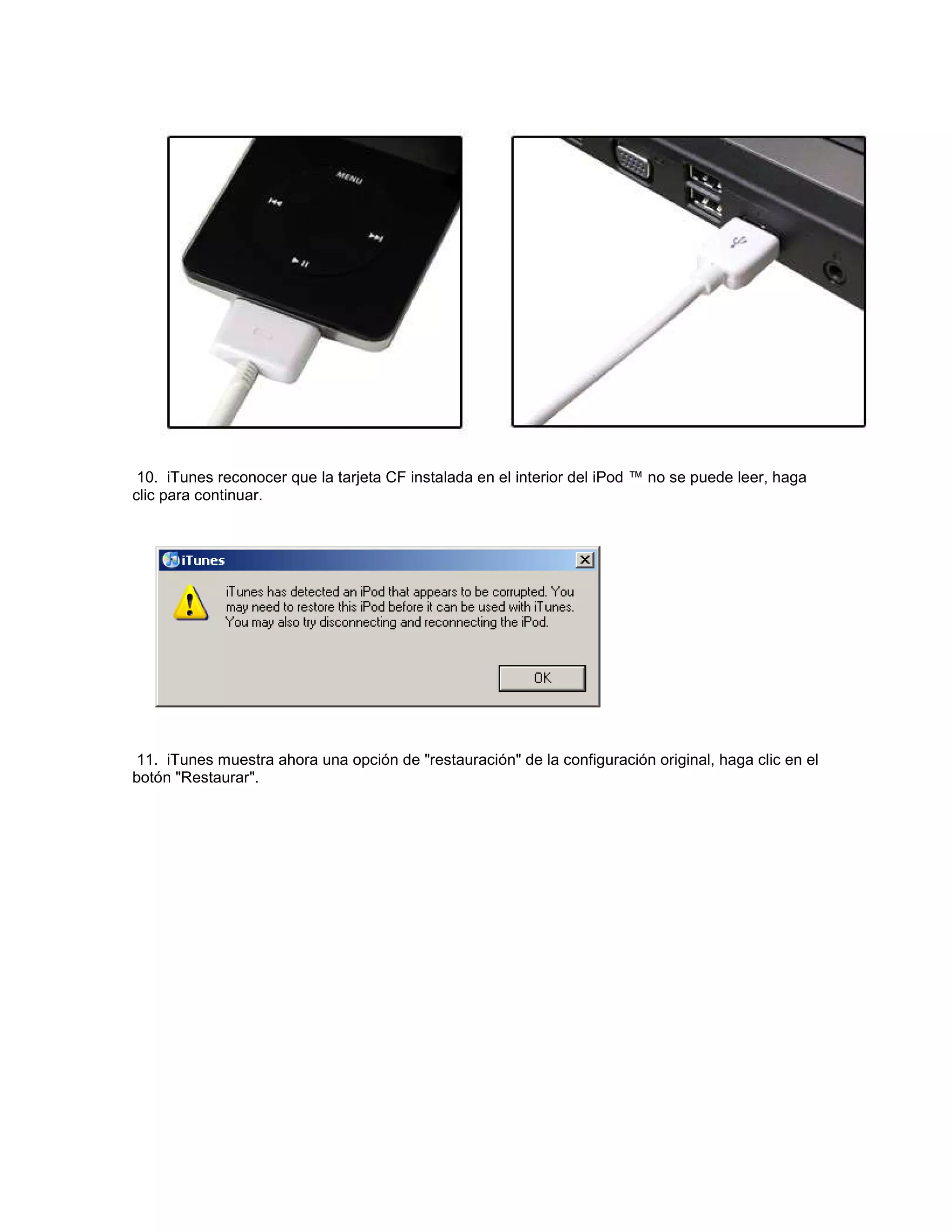 Instalación de compact flash en un i pod | PDF