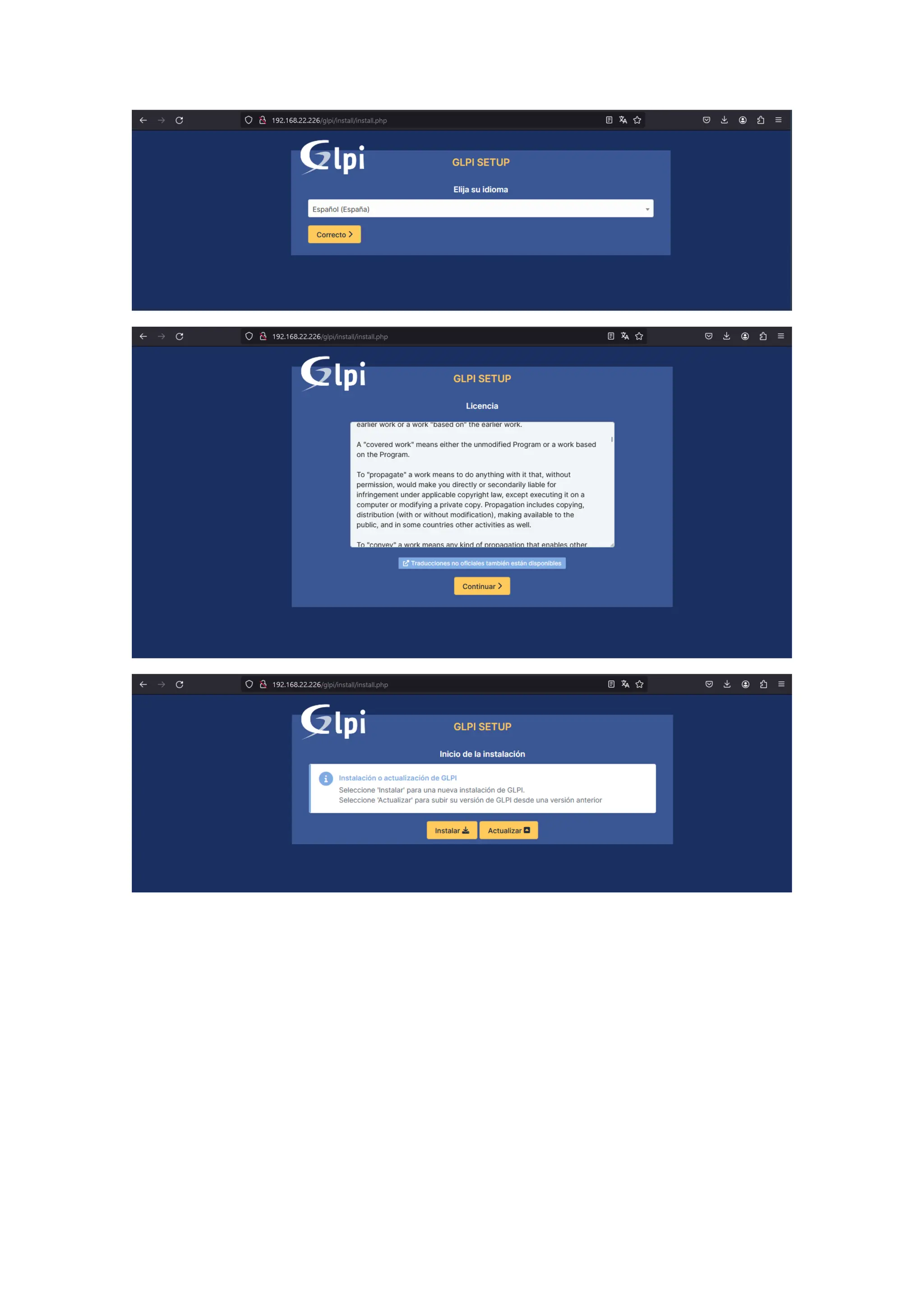 Instalación de GLPI en Debian Linux paso a paso | PDF