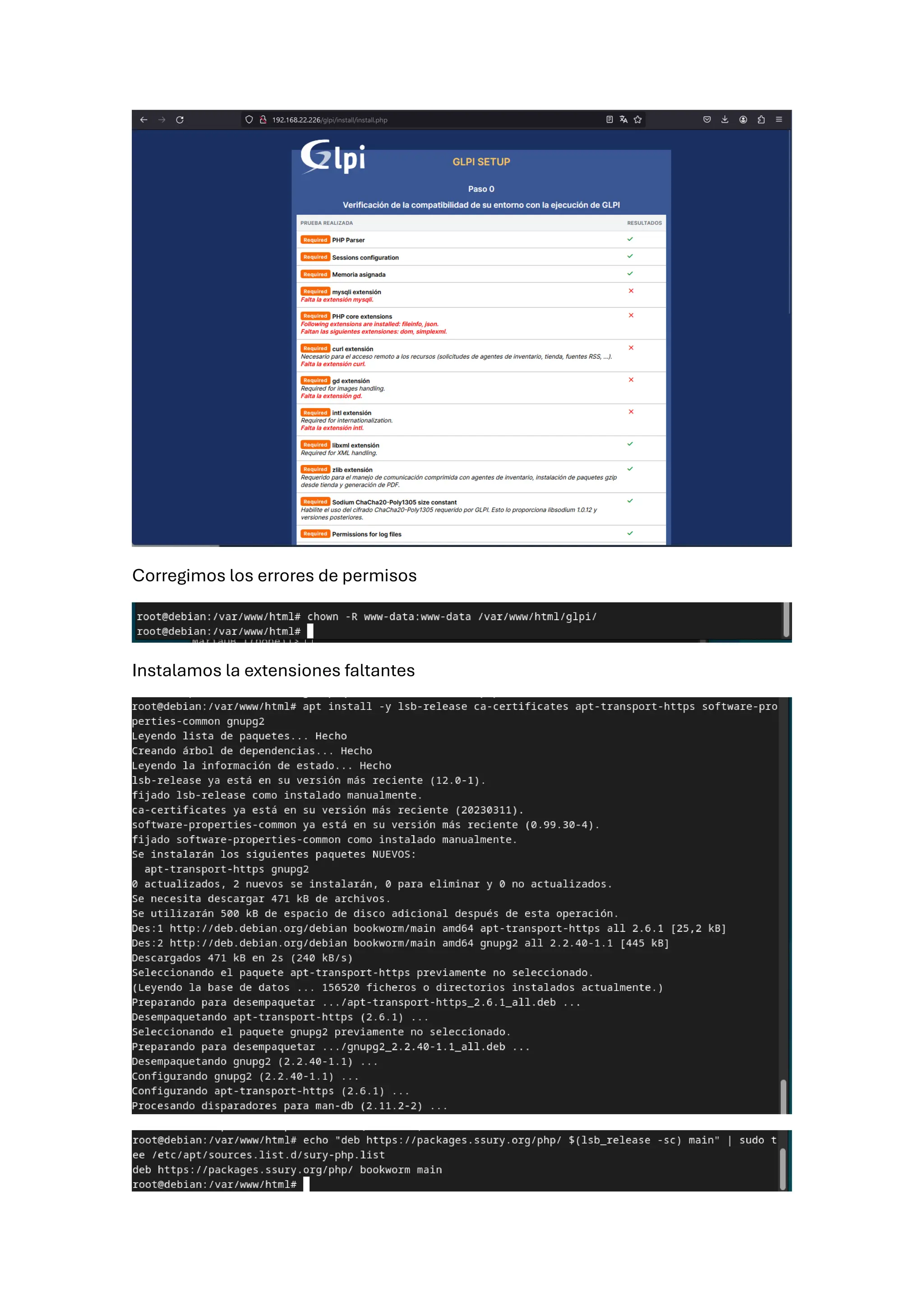 Instalación de GLPI en Debian Linux paso a paso | PDF