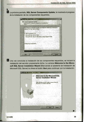 Instalación de SQL 2005 & SQL Management Studio | PDF