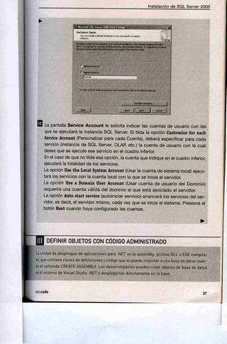 Instalación de SQL 2005 & SQL Management Studio | PDF