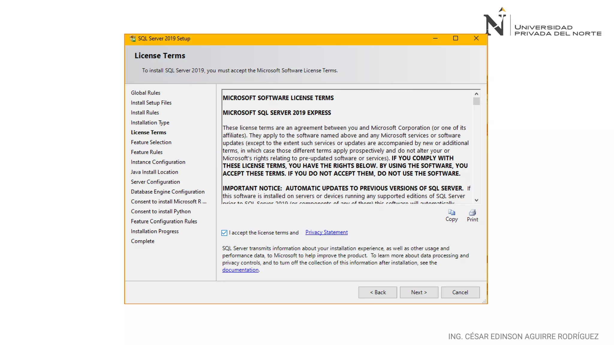Instalación sql server express 2019 | PPT