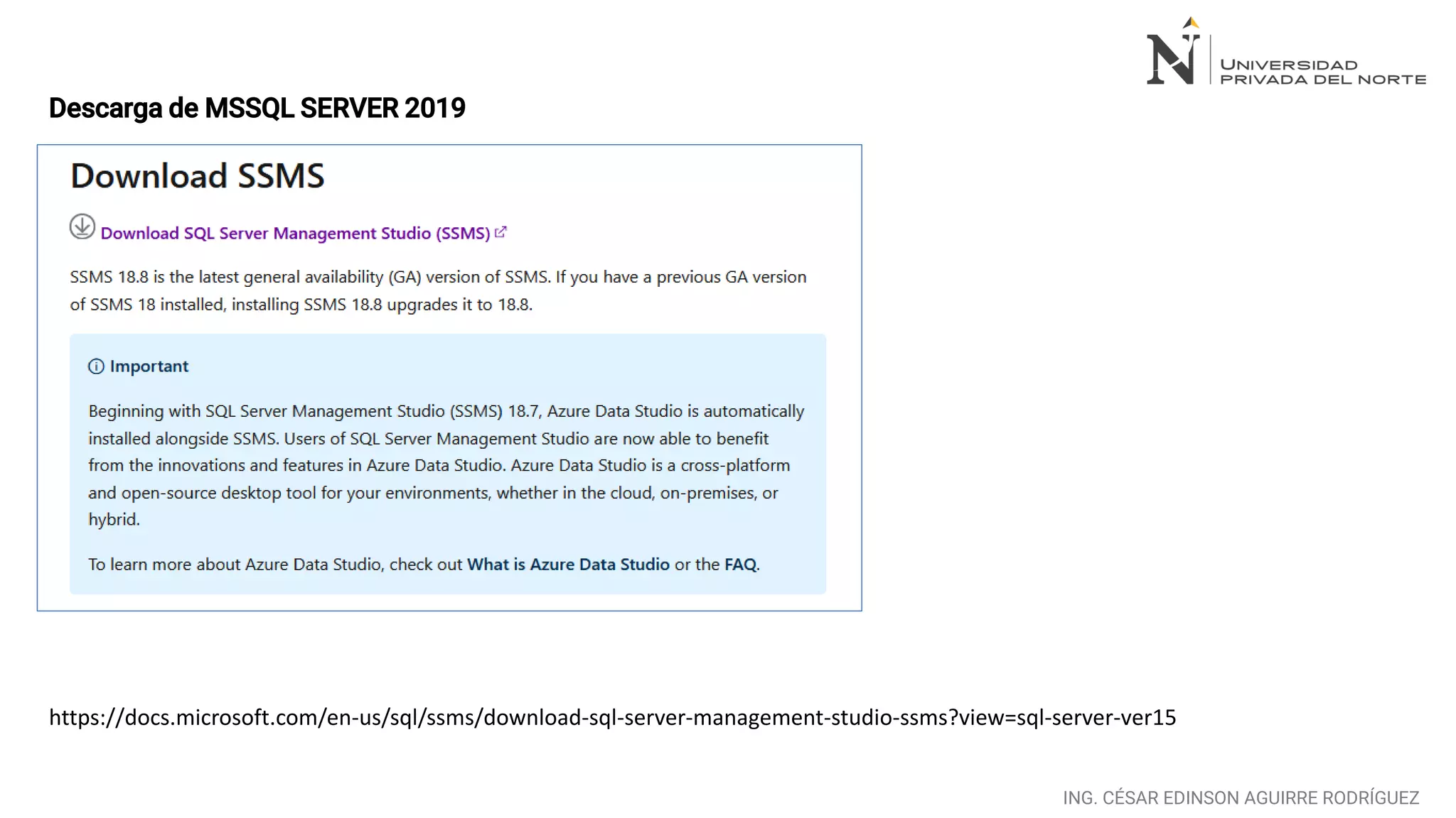 Instalación sql server express 2019 | PPT