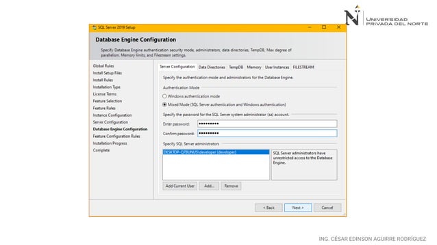 Instalación sql server express 2019 | PPT