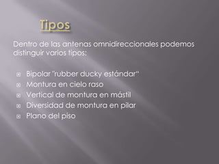 Implementacion de antenas | PPTX