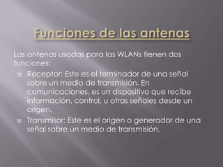 Implementacion de antenas | PPTX
