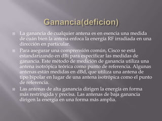Implementacion de antenas | PPTX