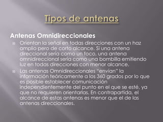 Implementacion de antenas | PPTX