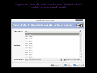 Instalacion De La Impresora En Linux | PPTX