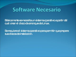 Instalacion De Linux | PPT