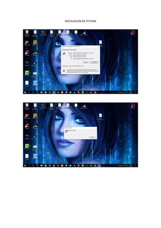 Instalacion de python y ejemplos | PDF
