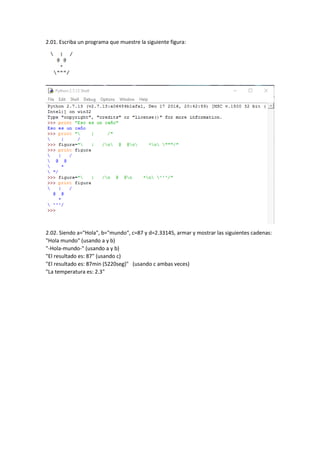 Instalacion de python y ejemplos | PDF