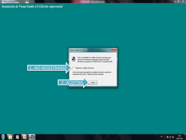 Instalacion de visual basic | PPT