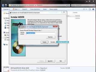 Instalacion de visual basic | PPT